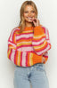 Belmont Stripe Sweater Purple – Beginning Boutique US