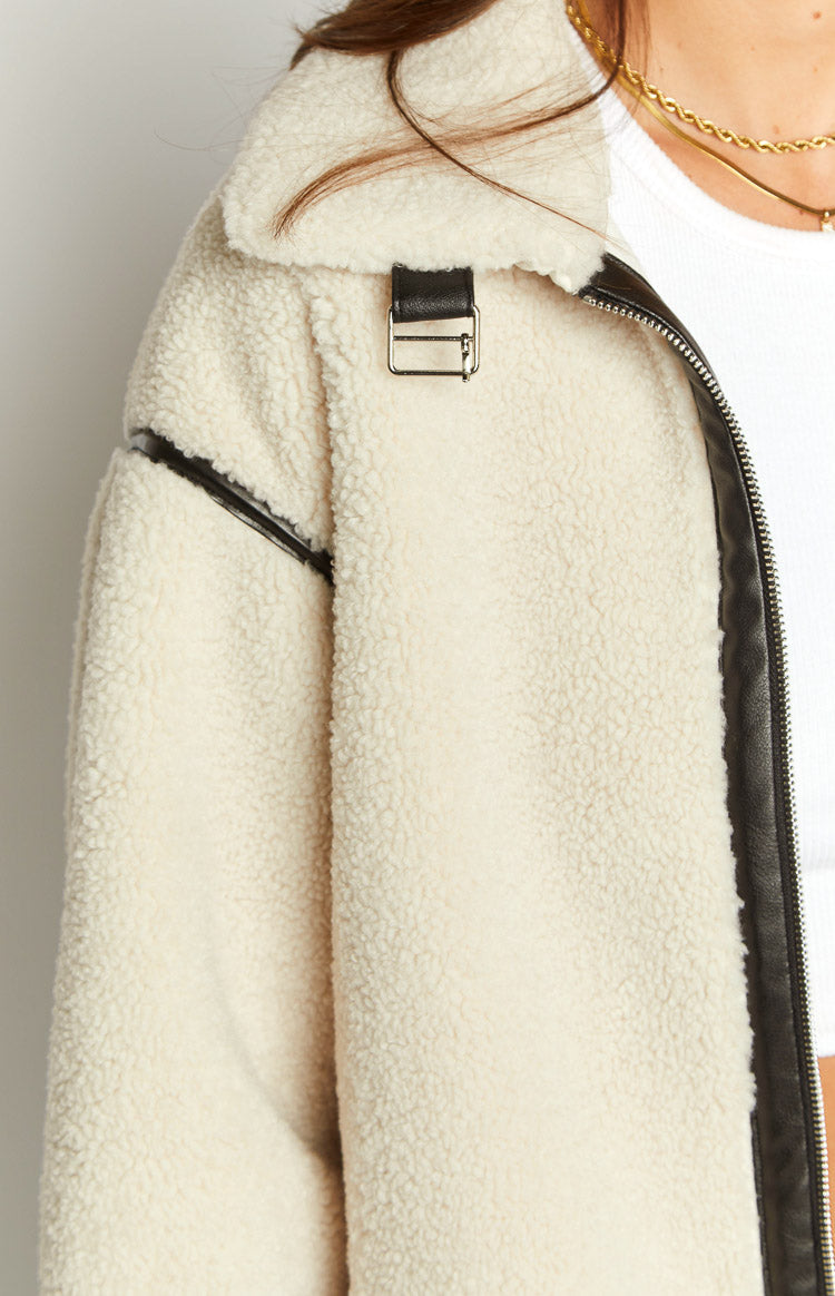 Dream White Teddy Jacket – Beginning Boutique US