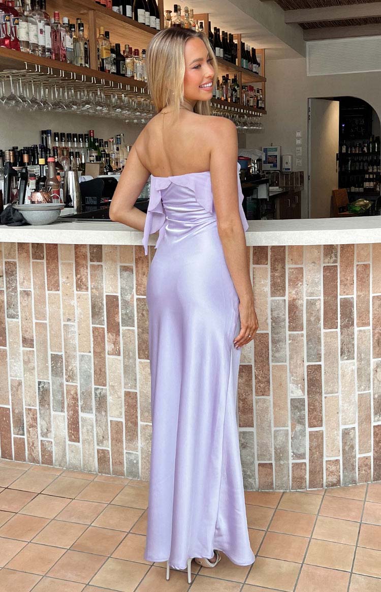 Faylinn Purple Strapless Maxi Dress – Beginning Boutique US