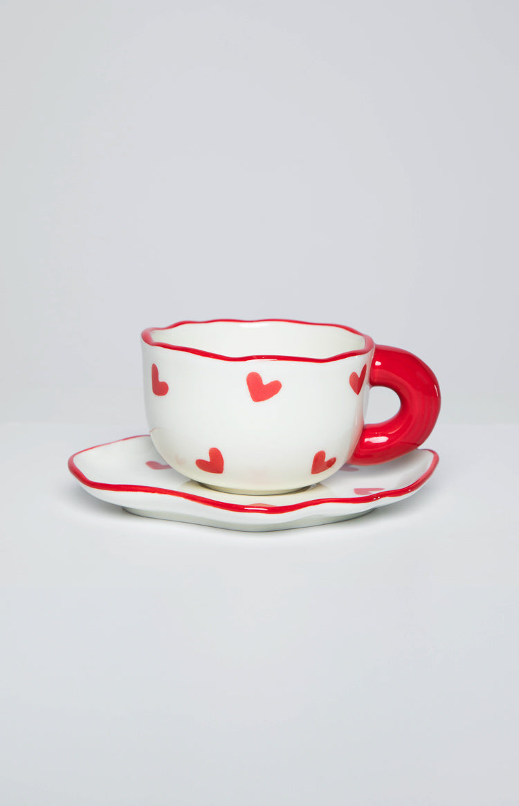 Adore Red Heart Mug Set – Beginning Boutique US