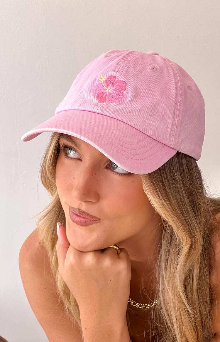 Hibiscus Pink Washed Cap | Beginning Boutique US