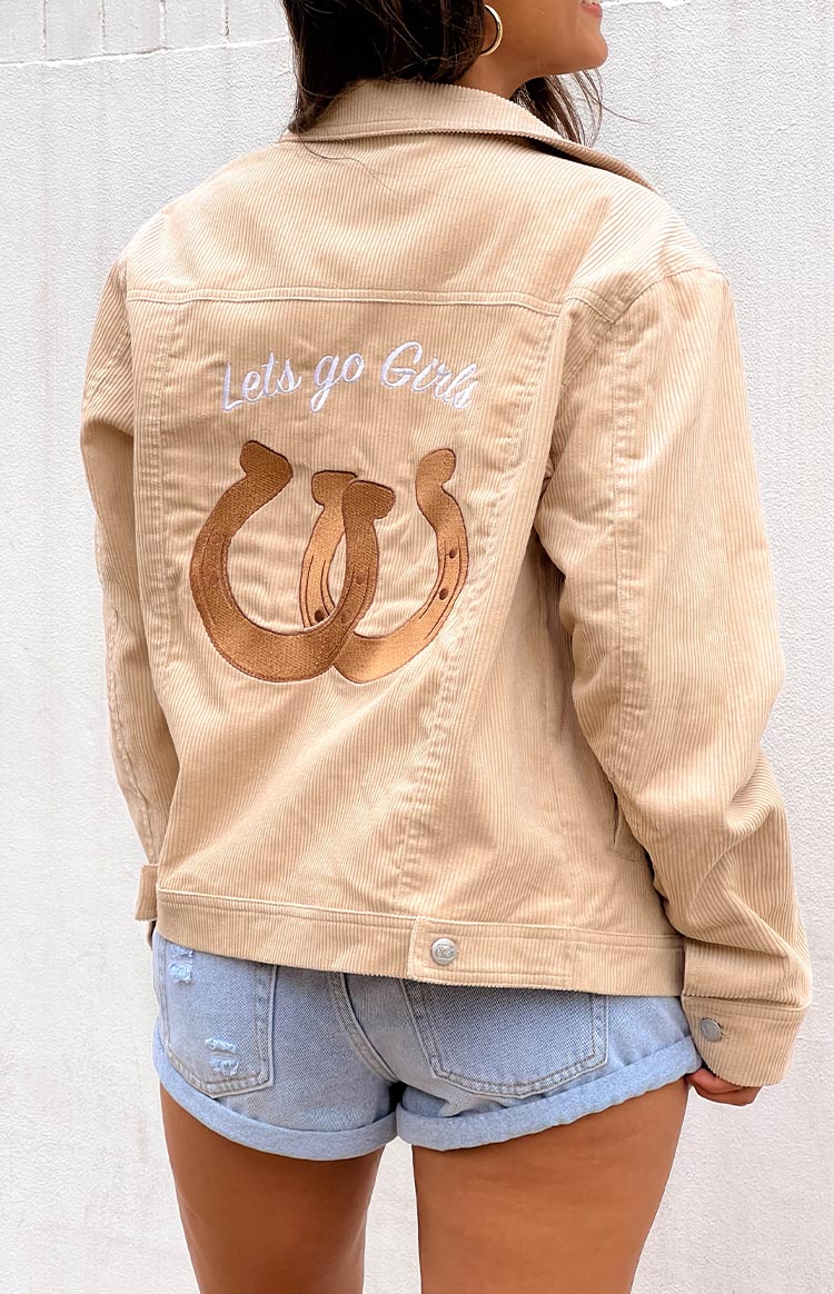 Hugo Cream Cord Western Jacket | Beginning Boutique US