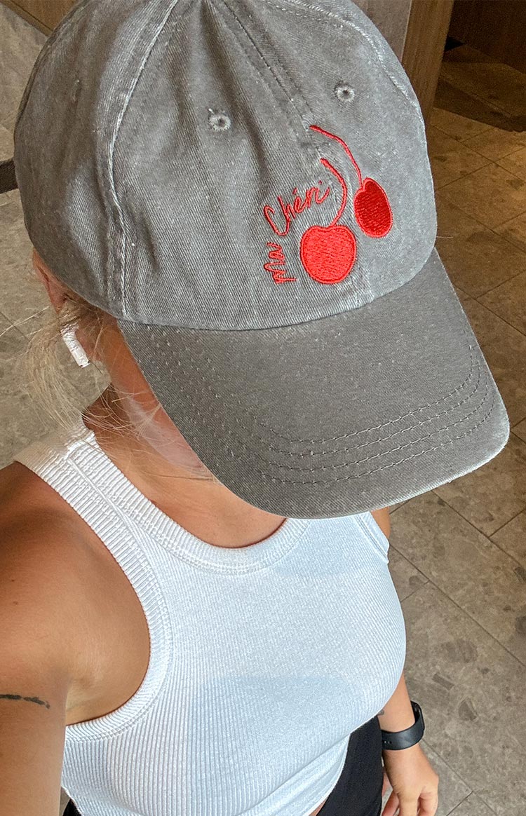 Ma Cheri Black Washed Cap – Beginning Boutique US