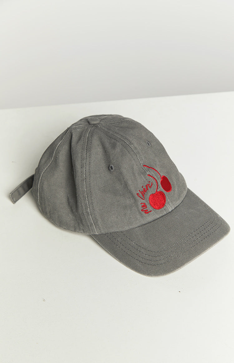 Ma Cheri Black Washed Cap – Beginning Boutique US