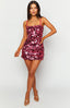 Radiant Pink Sparkle Mini Dress – Beginning Boutique US