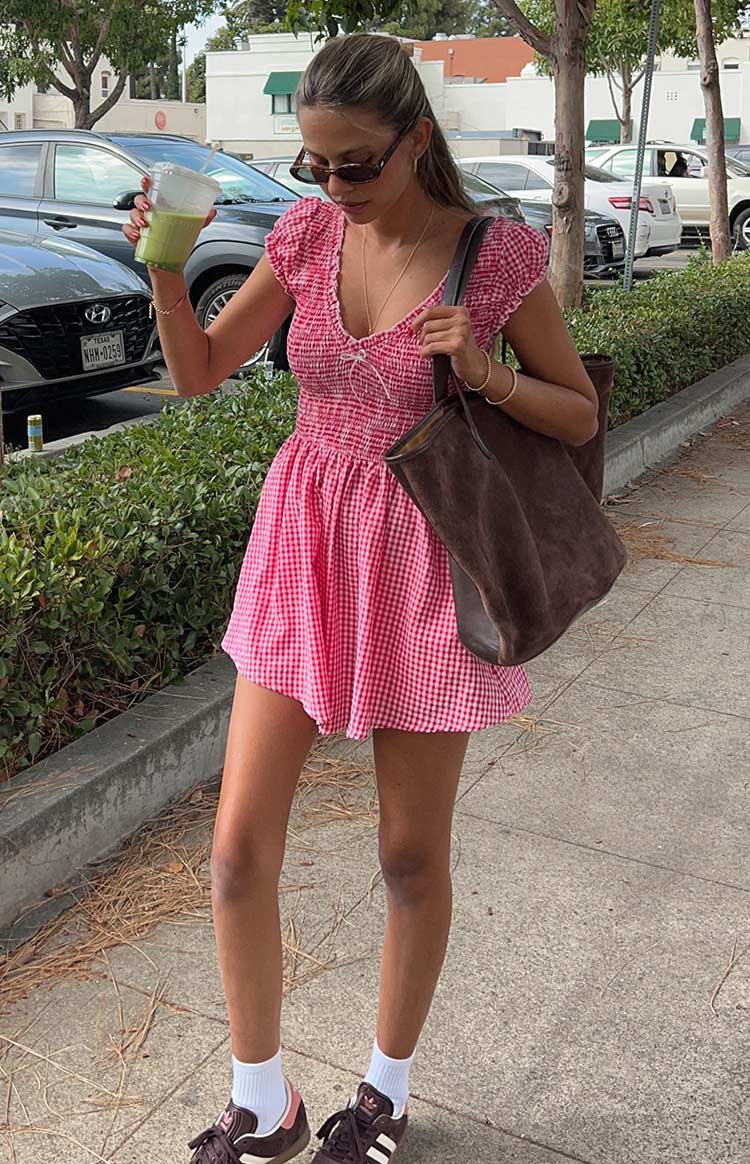 Raldo Red Gingham Playsuit – Beginning Boutique US