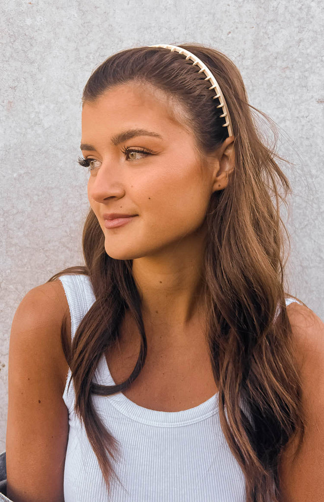 The Holly Cream Headband – Beginning Boutique US