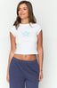White Star Baby Tee – Beginning Boutique US
