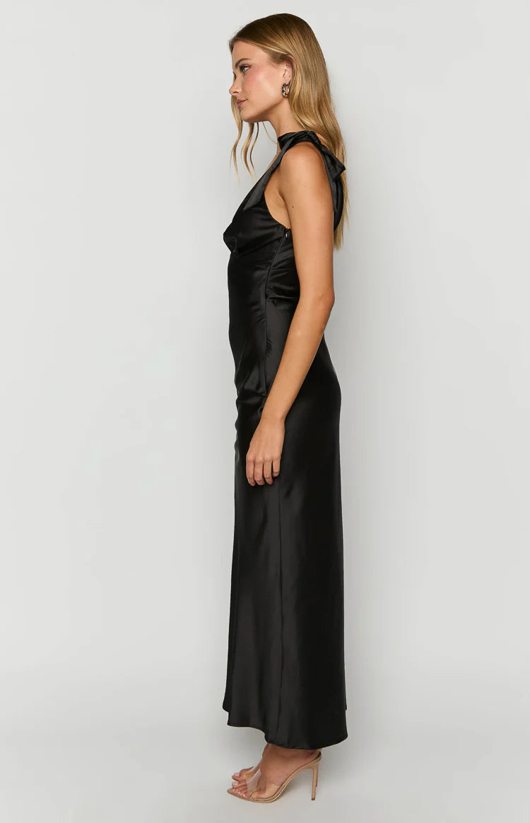 Val Black Maxi Dress | Beginning Boutique US