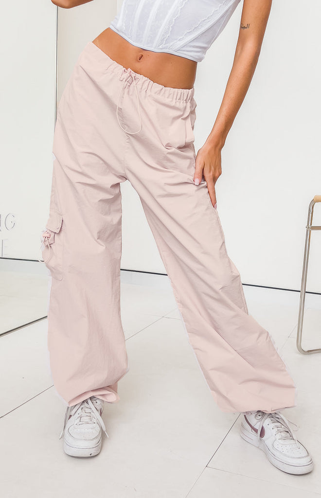 Bronx Pink Drawcord Cargos – Beginning Boutique US